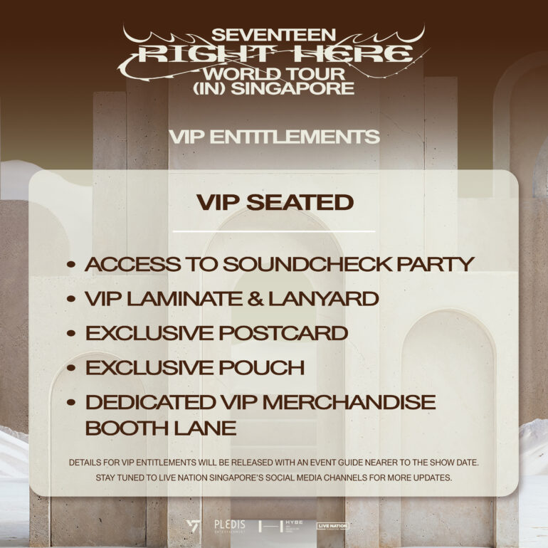 SEVENTEEN [RIGHT HERE] WORLD TOUR IN SINGAPORE - NEW GRAVITē